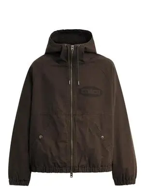 COACH OUTLET Canvas Zip Jacket - Chestnut