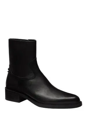 COACH Pointed Toe Bootie Shoes - Black