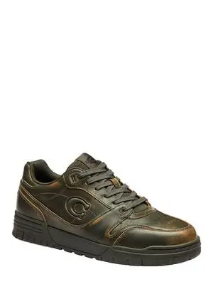 COACH Soho Sneaker In Loved Leather - Olive