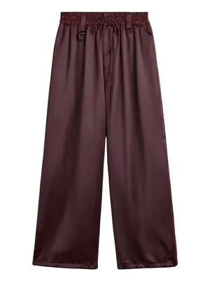 YOHJI YAMAMOTO POUR HOMME X Adidas Satin Gradient 3-stripes Track Pants - Red