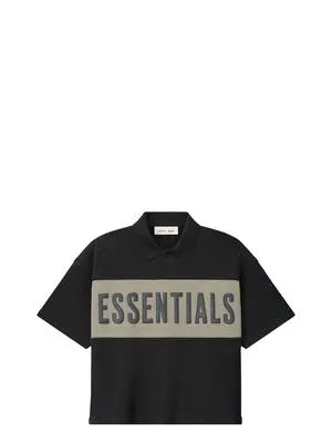 Fear Of God Cropped Polo - Grey