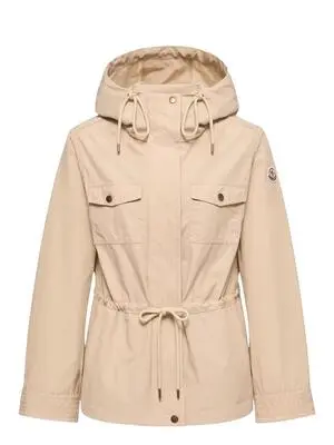 Moncler Serin Short Parka - Cream