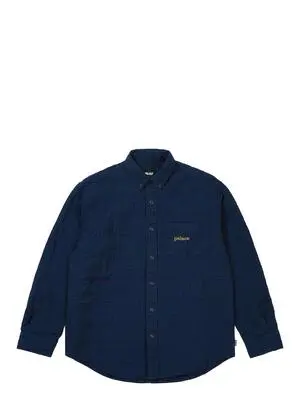 PALACE Seer Patch Oxford Shirt - Blue