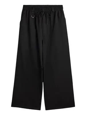 YOHJI YAMAMOTO POUR HOMME X Adidas Wool Straight Pant - Black