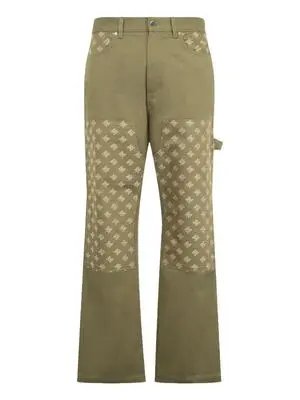 Amiri Ma Quad Panel Cot Carpenter Pant - Green
