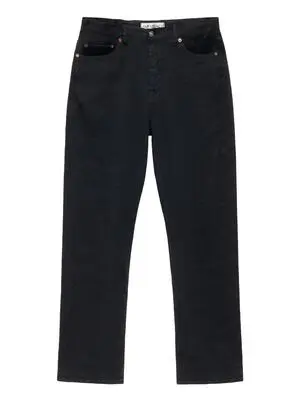 StÜssy X Our Legacy Work Shop Work Cut Trouser Overdye Linen Twill - Black