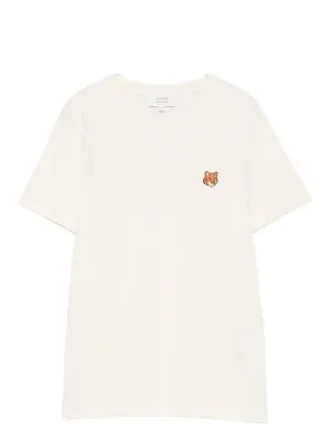 Maison Kitsuné Fox Head Cotton T-shirt - Beige