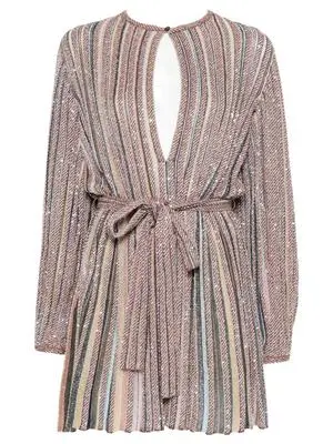 Missoni Missoni Zig Zag Motif Short Dress Multi