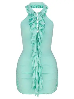 LOVE AND NOSTALGIA Little Tramp Dress - Green