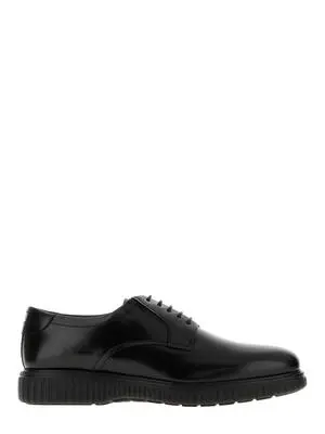 SALVATORE FERRAGAMO FERRAGAMO Sandro Leather Lace-Up Shoes