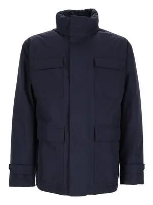 Herno 100% Polyester Sports Jacket - Blue