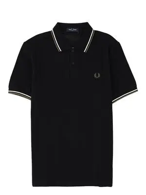 Fred Perry 100% Cotton Polo Shirt - Black