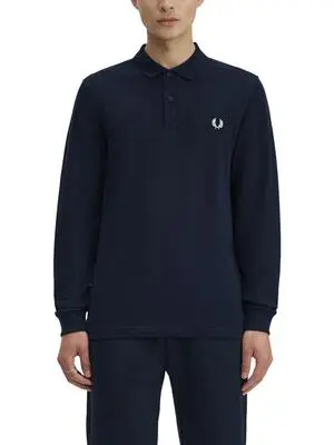 Fred Perry 100% Cotton Polo Shirt - Blue
