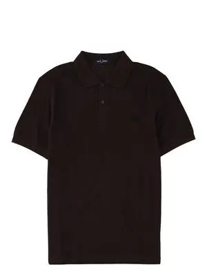 Fred Perry 100% Cotton Polo Shirt - Brown