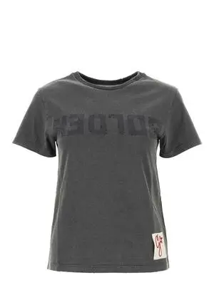 GOLDEN GOOSE Cotton Doris T-shirt - Grey