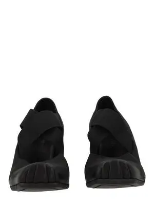 UMA WANG Calf Leather Flats - Black