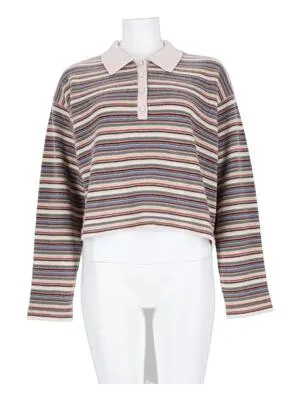 FRAME FRAME Striped Polo Sweater