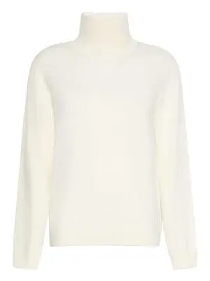 Max Mara Max Mara Wool And Silk Knit Turtleneck Ivory