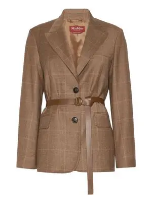 Max Mara Wool Flannel Blazer - Camel