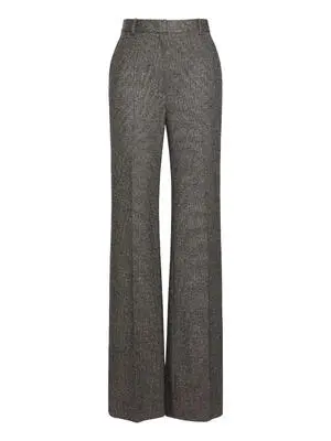 MAX MARA Max Mara Flared Jacquard Jersey Trousers
