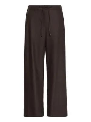 Max Mara Stretch Wool Joggers - Brown