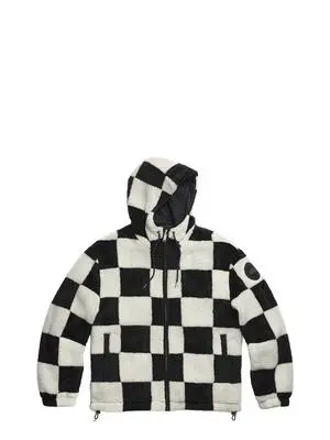 Canada Goose Harrier Après Fleece Hoodie - Bone/black Check