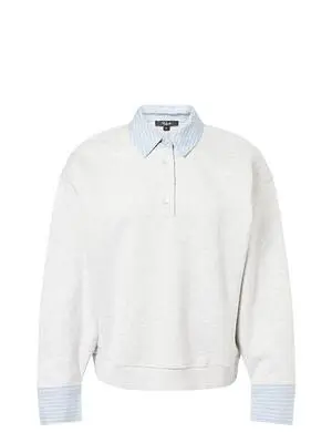 Rails Zavier Layered Cotton Sweatshirt - Heather Grey