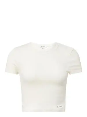 SPORTY & RICH Sporty & Rich Ribbed Stretch-Cotton T-shirt