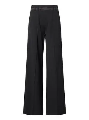 ME+EM Me + Em Tapered Wool-blend Trousers - Black