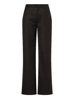 Le Kasha Cashmere Straight-leg Trousers - Chocolat