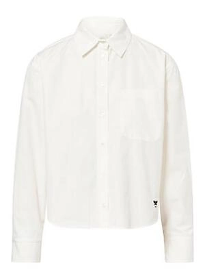 Max Mara Boxy-fit Patch-pocket Cotton Shirt - White