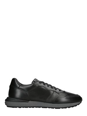 Magnanni Syros Leather Trainers - Black
