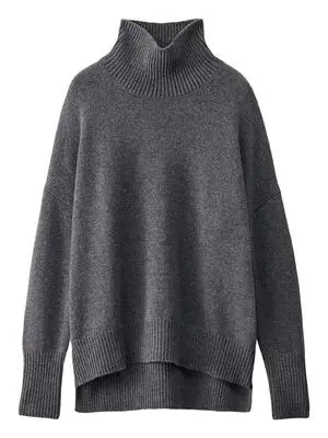 LISA YANG LISA YANG Heidi Cashmere Turtleneck Sweater Grey