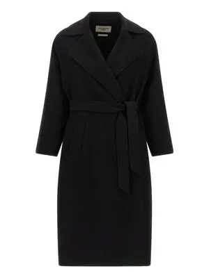Max Mara WEEKEND MAX MARA Operoso Dressing Gown Coat Black