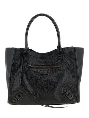 Balenciaga Le City Mini Tote Handbag - Black