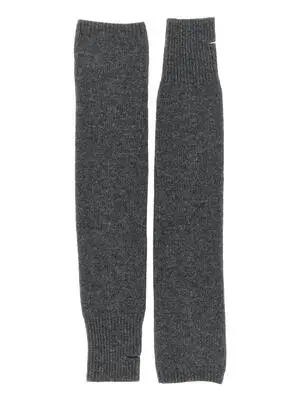 NUDE Wool Blend Sleeves - Gray