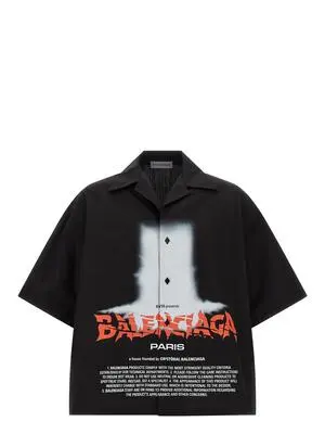 Balenciaga The Door' Bowling Shirt - Black