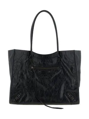 Balenciaga Le City Tote M Shoulder Bag - Black
