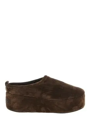 Balenciaga Alaska Platform Mules - Brown