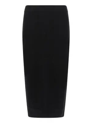 Max Mara Gamma' Knit Sheath Skirt - Black