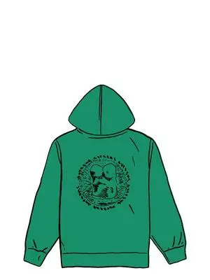 Supreme Embryo Hooded Sweatshirt - Light Pine