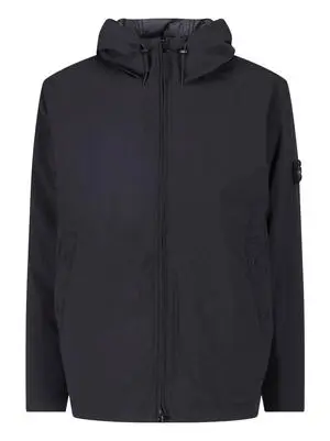 Stone Island Stone Island Hooded Jacket 4100108 Black