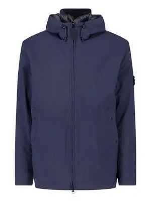 Stone Island Stone Island Hooded Jacket 4100108 Blue