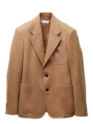 Versace Camel Hair Blazer - Neutrals
