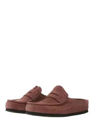BIRKENSTOCK Naples Flat Mules - Brown