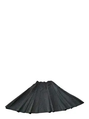 DOUUOD Check-pattern A-line Mini Skirt - Grey