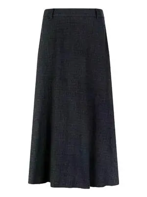 DOUUOD Douuod Check-Pattern A-Line Mini Skirt
