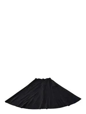DOUUOD A-line Flared Skirt - Black