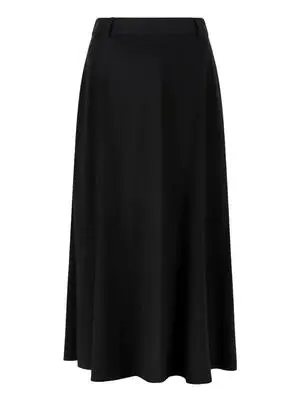 DOUUOD A-line Flared Skirt - Black