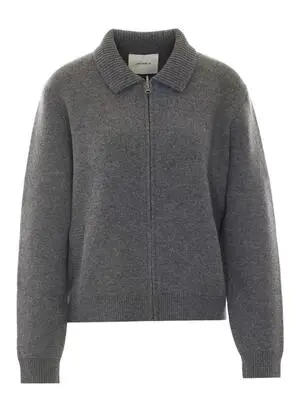 LISA YANG Aleya Zip-fastening Cardigan - Grey